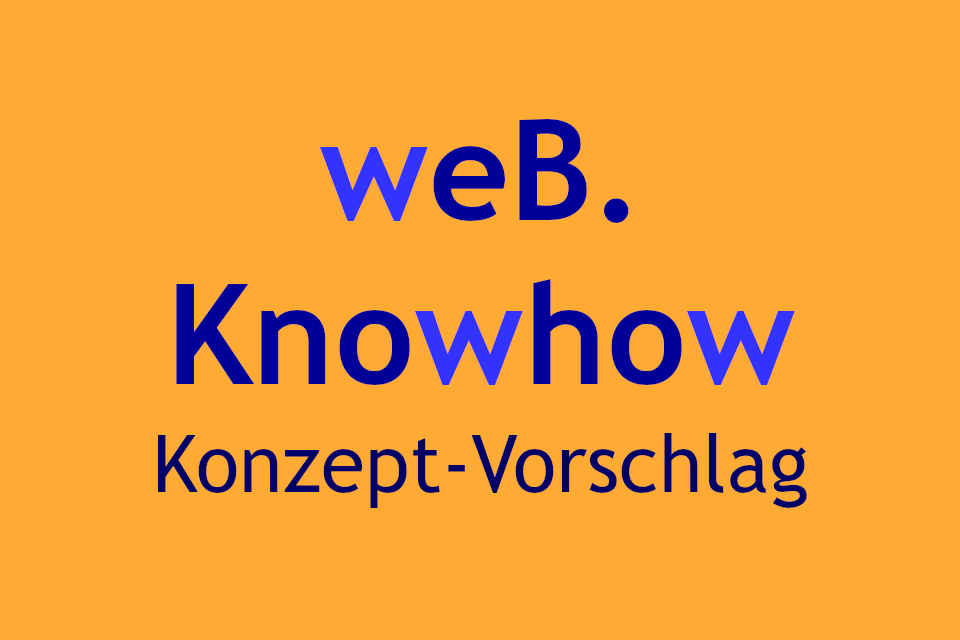 Konzept der Webseite - Wir erstellen Ihre Homepage